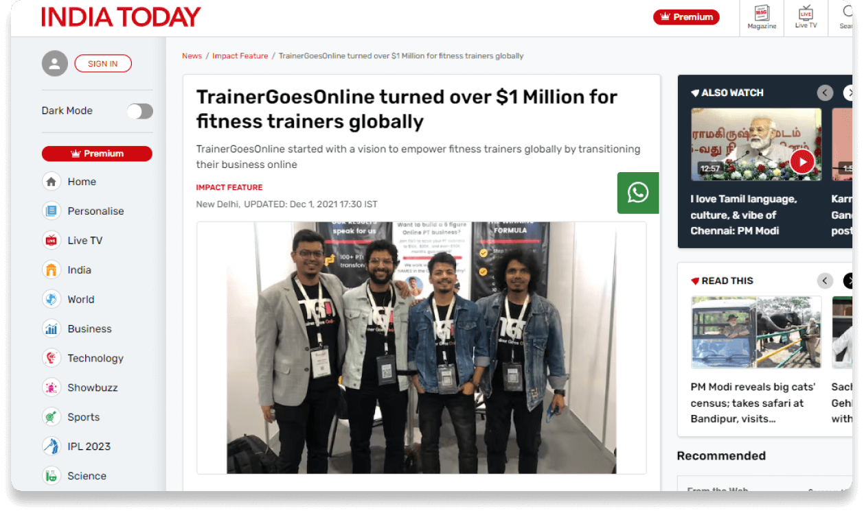 Home | TrainerGoesOnline