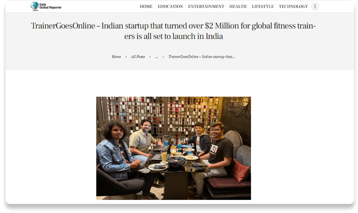 Home | TrainerGoesOnline